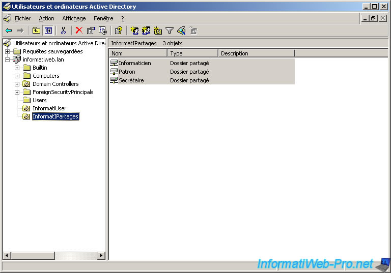 Share Folders And Manage Ntfs Rights Of Them On Windows Server 2003 Windows Server Tutorials